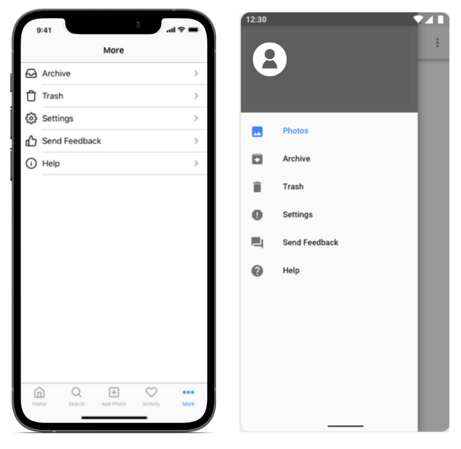 Interfaces: diferenças entre iOS e Android - SoftDesign